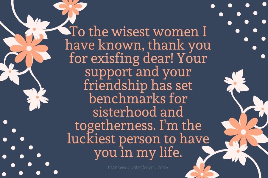40 Thank You Sister Quotes And Messages